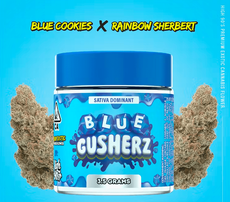 Blue Gusherz High 90s Weed Strain : Buy 3.5G Sativa Cannabis